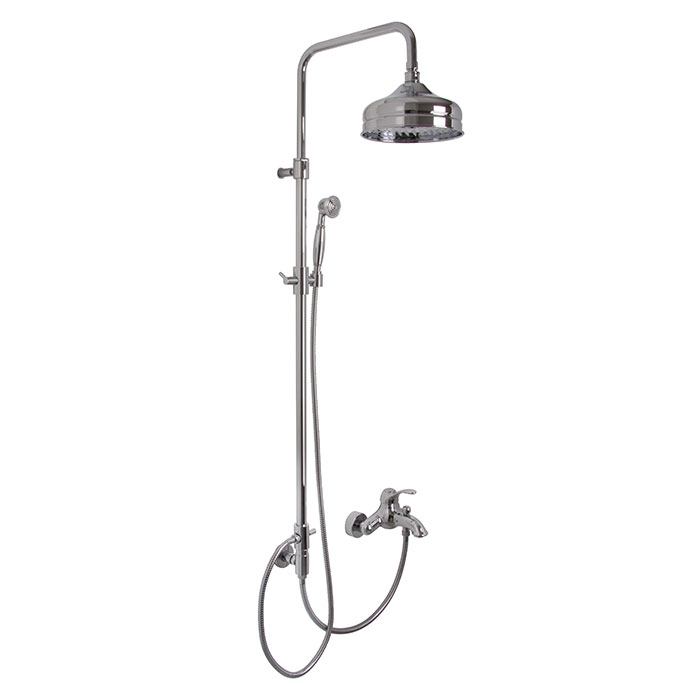 Lamp - F3304/2 - Exposed mechanical bath mixer with shower column ...